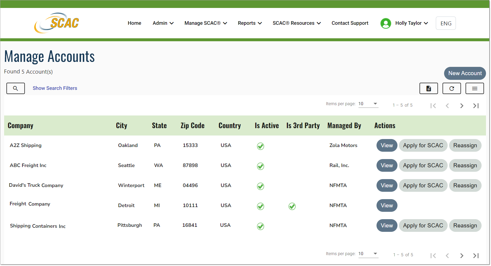 Introducing SCAC 2.0 - NMFTA - National Motor Freight Traffic Association