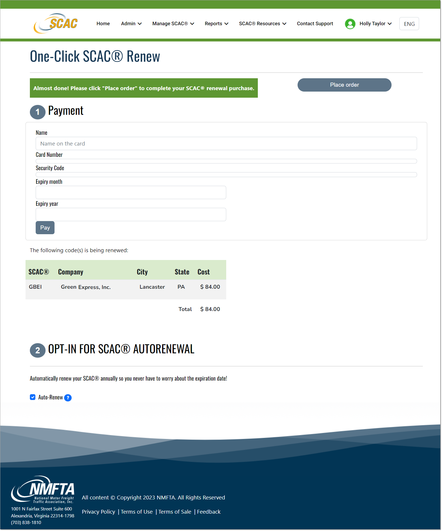 Standard ‎Carrier Alpha Codes - SCAC® Codes - NMFTA - National Motor Freight Traffic Association
